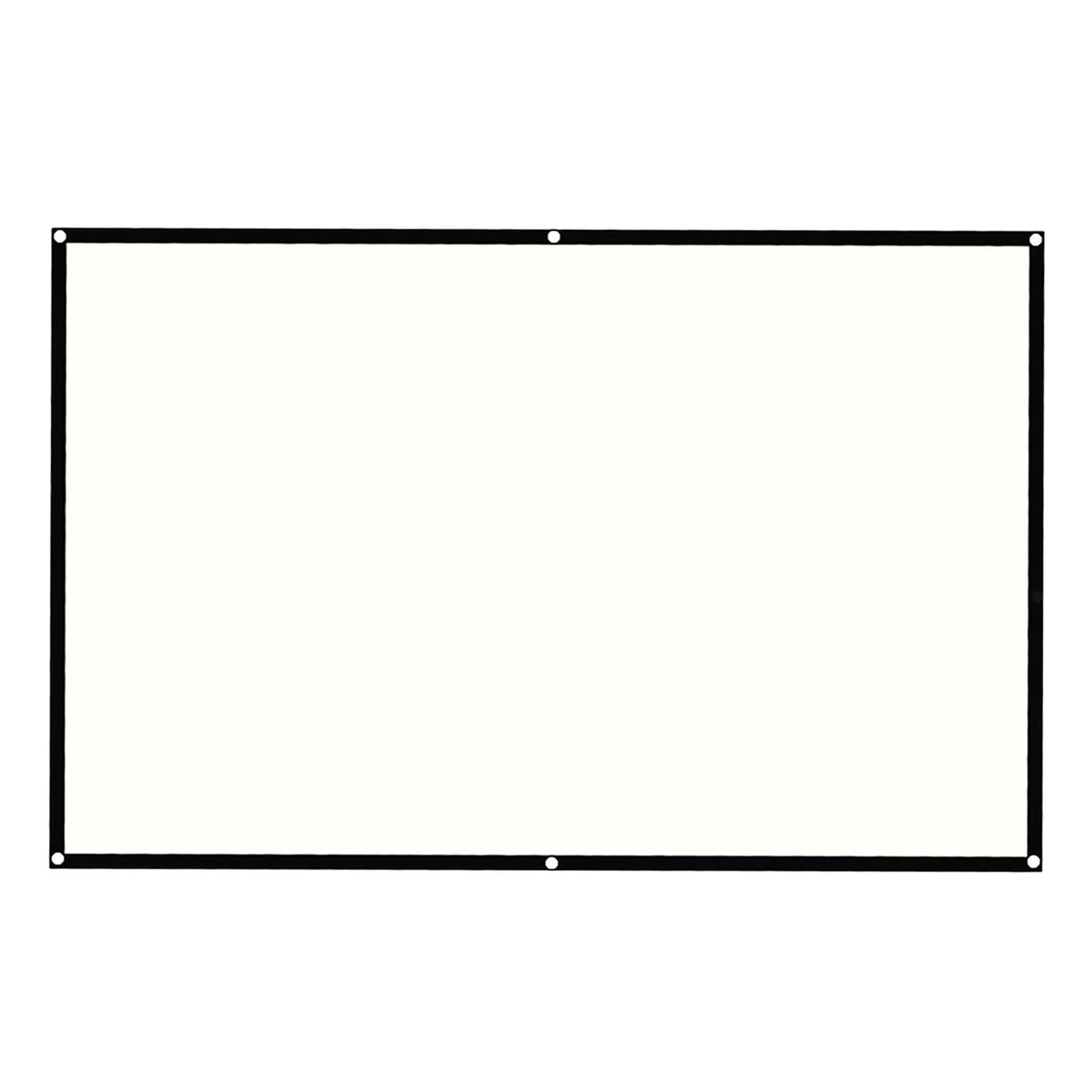 100 Foldable Projection Screen 16:9 HD 4K Home Theater Cinema Movie ...