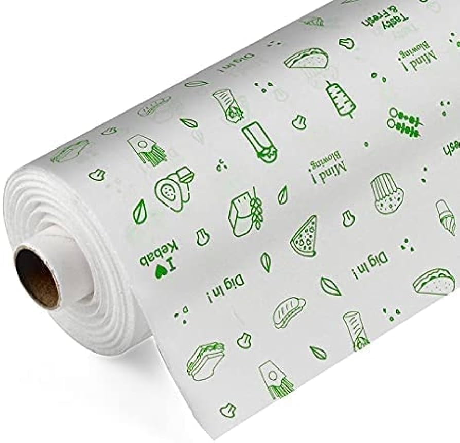 100 Food Grade Butter Paper Roll 100Mtr 500Gms Net Used for Roti ...