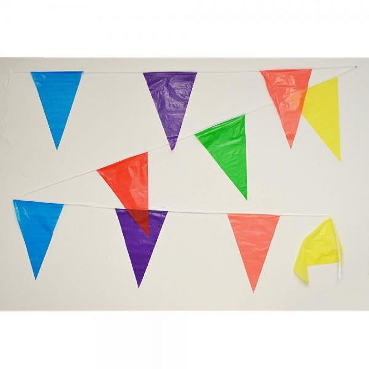 100 Foot Multicolor Pennant Banner - Walmart.com