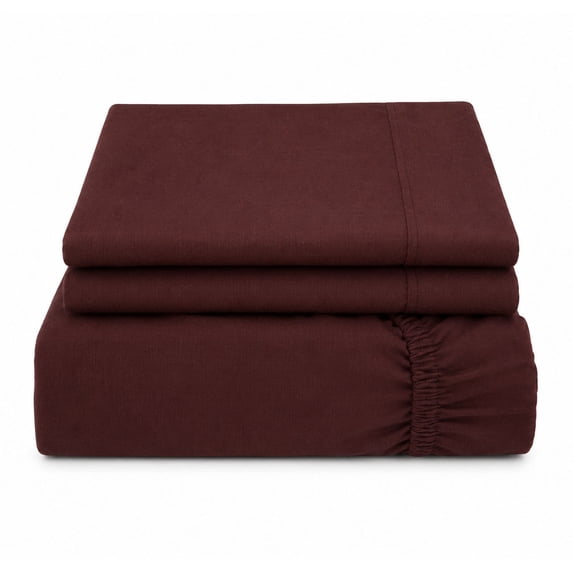 100% French Linen Fitted Sheet Set – Full Size-(54x75+16- Fitted, 20x ...