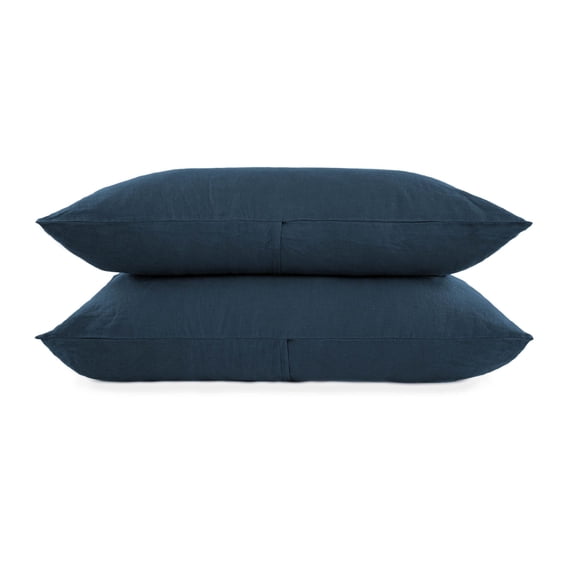 100% French Linen Pillowcase Set - King - Baltic - Walmart.com