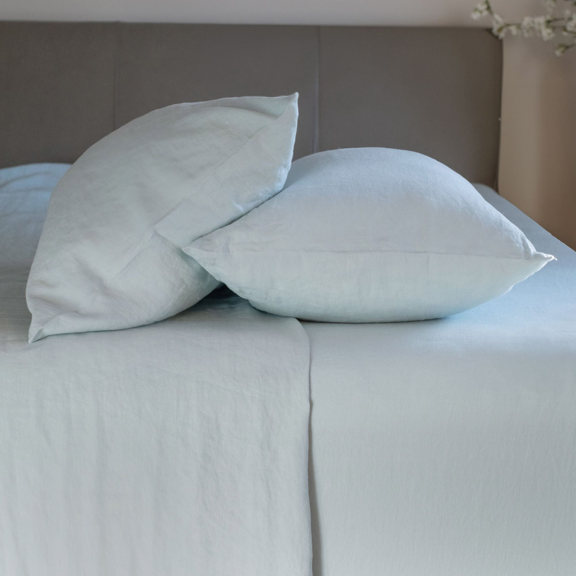 100% French Linen Sheet Set - Queen - Wave | BOKSER HOME - Walmart.com