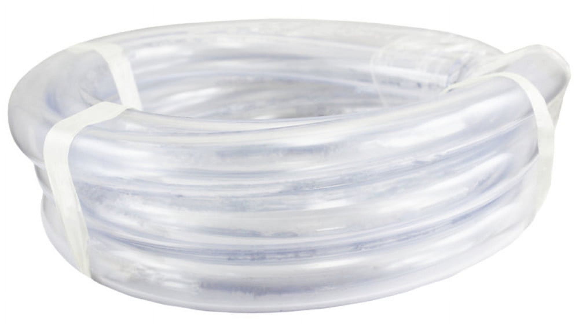 25 Ft x 1/8" ID Low Pressure Clear Flexible PVC Tubing Heavy Duty UV ...
