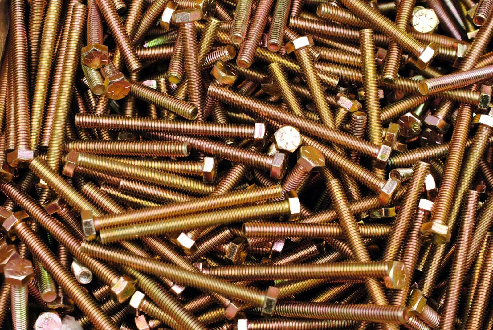 (100) Full Thread Grade 8 Hex Head Tap Bolts 5/16-18 x 3-1/2 Yellow Zinc Plated - Walmart.com