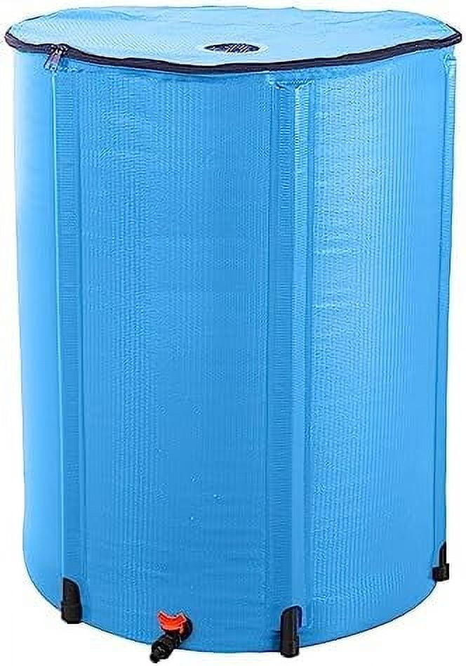 100 Gallon Collapsible Rain Barrel, Portable Rainwater Collection ...