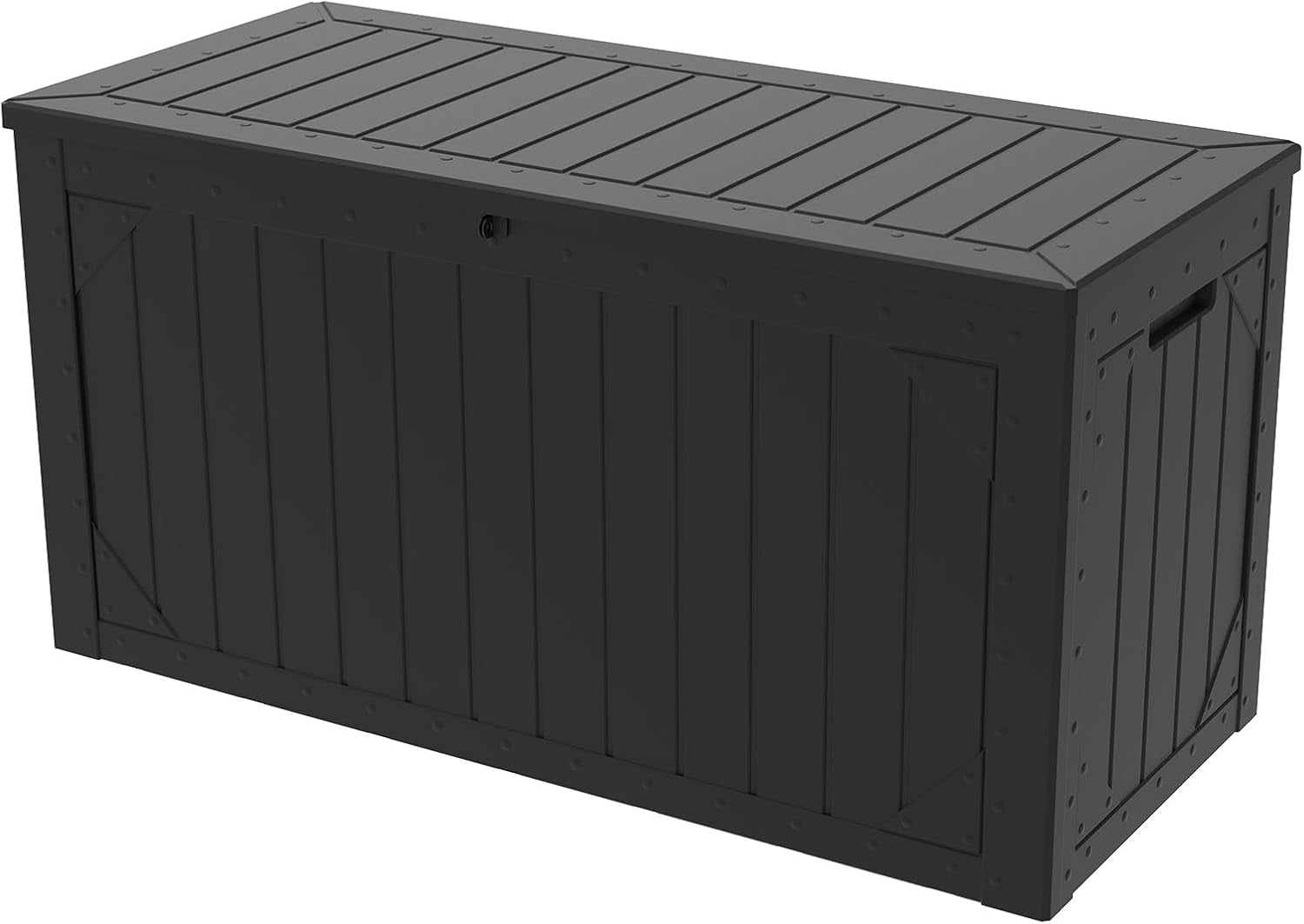 100 Gallon Lockable Resin , Waterproof & UV-Resistant Outdoor Storage ...