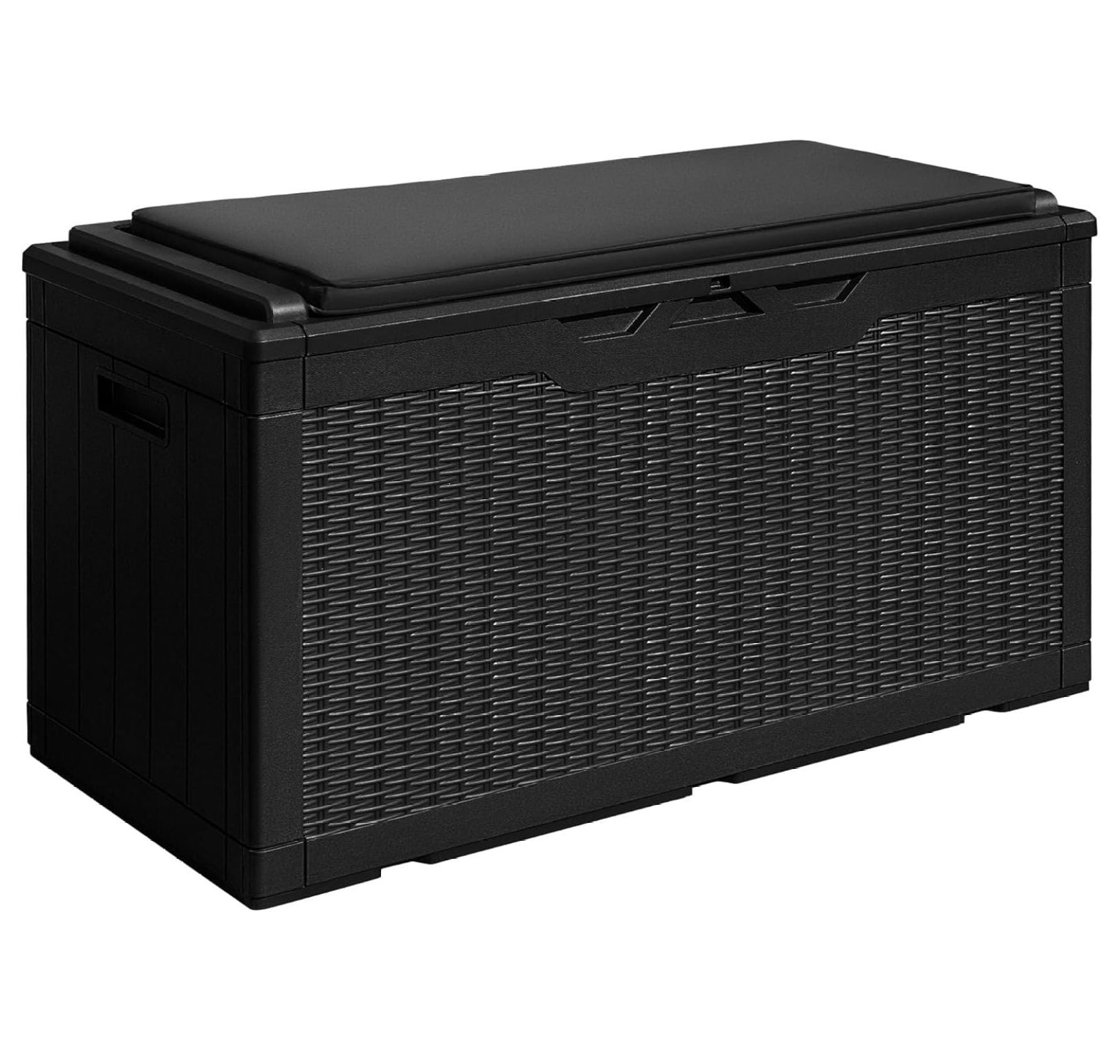 100 Gallon Waterproof Large Resin Outdoor Storage Box Indoor Lockable ...