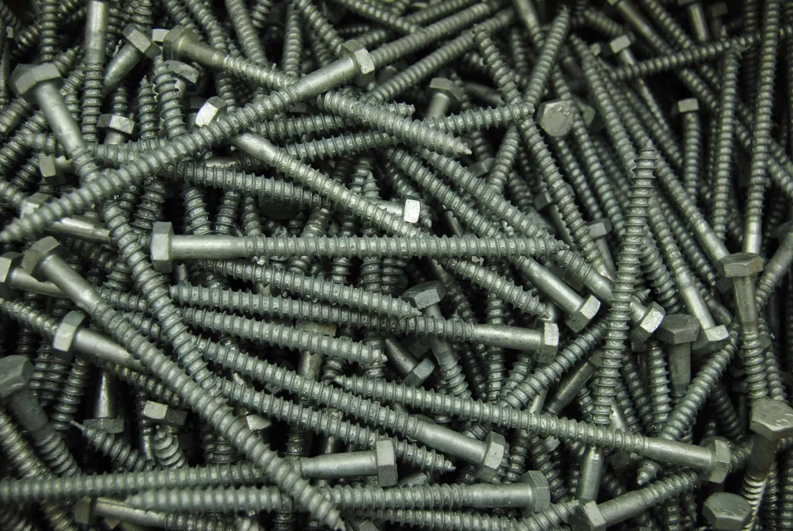 (100) Galvanized Hex Head 1/4 x 4" Lag Bolts Wood Screws - Walmart.com