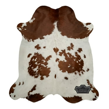 Free Shipping! 100% Genuine Leather Cowhide Rug with Tiger Print ...