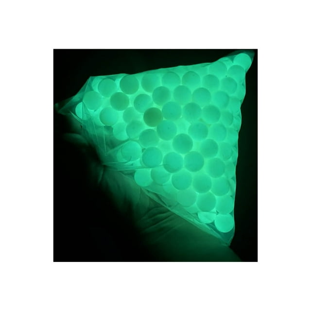 100 Glow in Dark Paintballs .68cal Law Enforcement Practice Target ...
