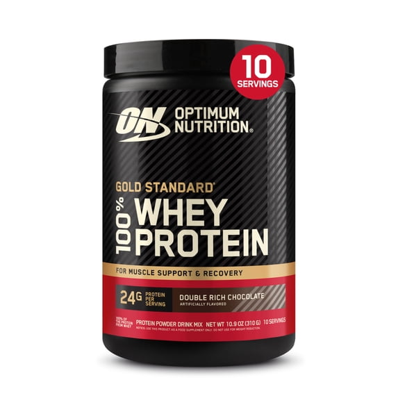 Optimum Nutrition Gold Standard 100% Whey Protein Powder, Double Rich ...