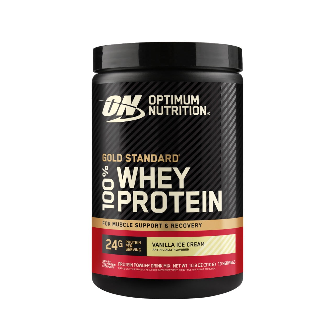100% Gold Standard Whey Vanilla Ice Cream 10 Servings - Walmart.com