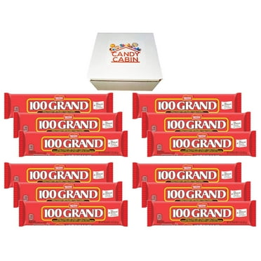 100 Grand Large Full Size Milk Chocolate Candy Bars, Individually ...