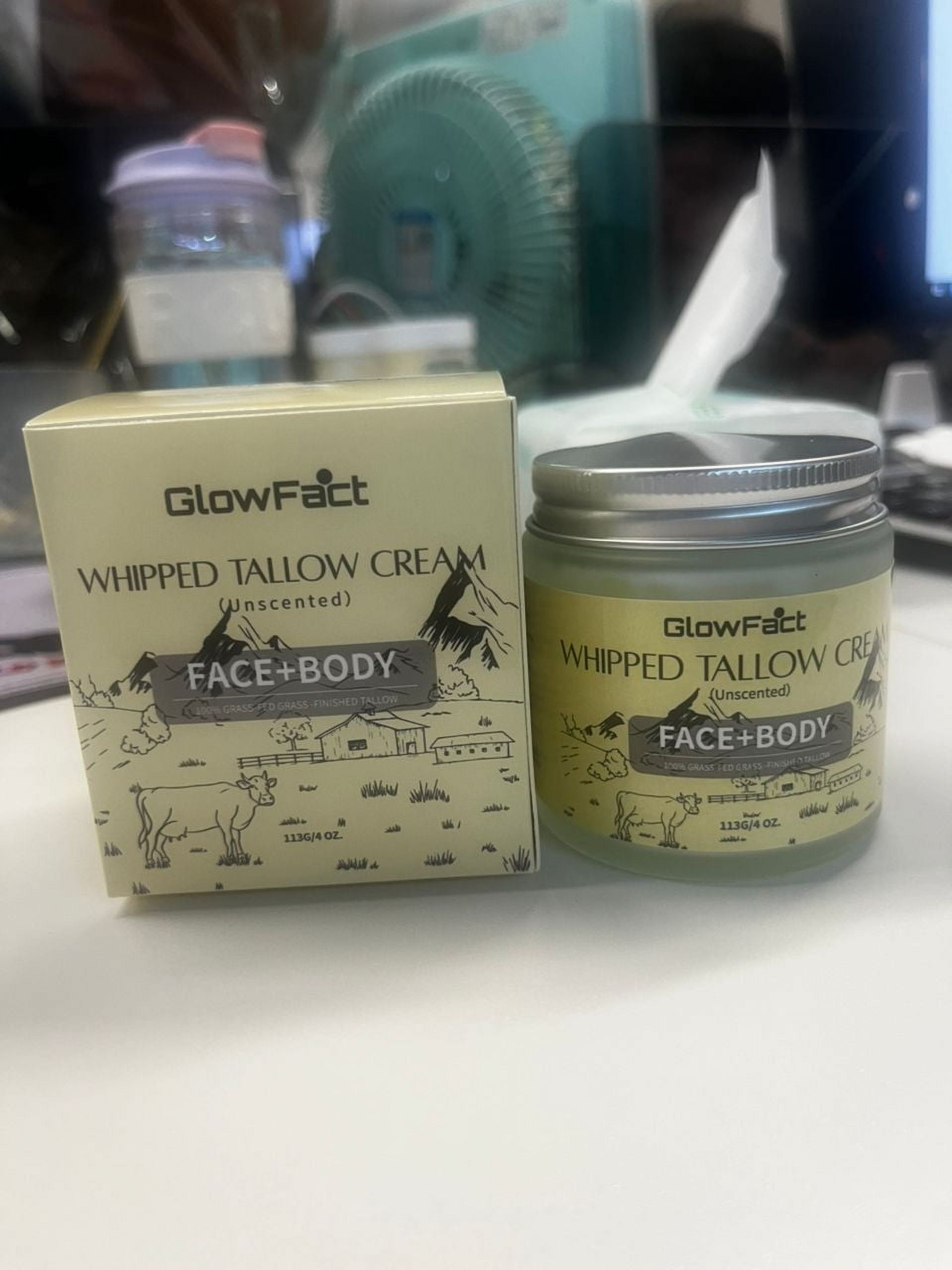 100% Grass Fed-Grass Finished Tallow Cream for Face & Body - Grass Fed ...