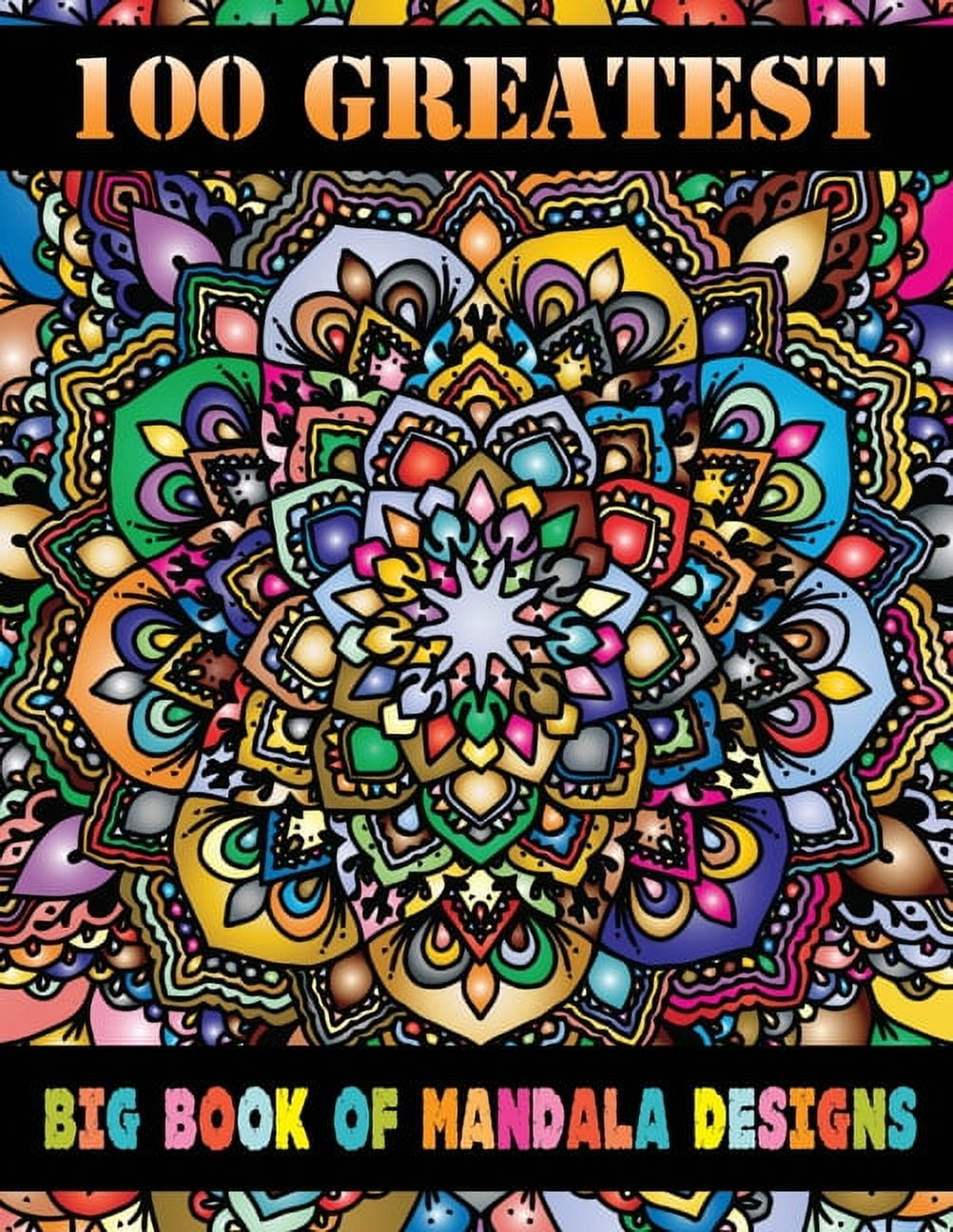 Mystical Mandala Coloring Pages Large