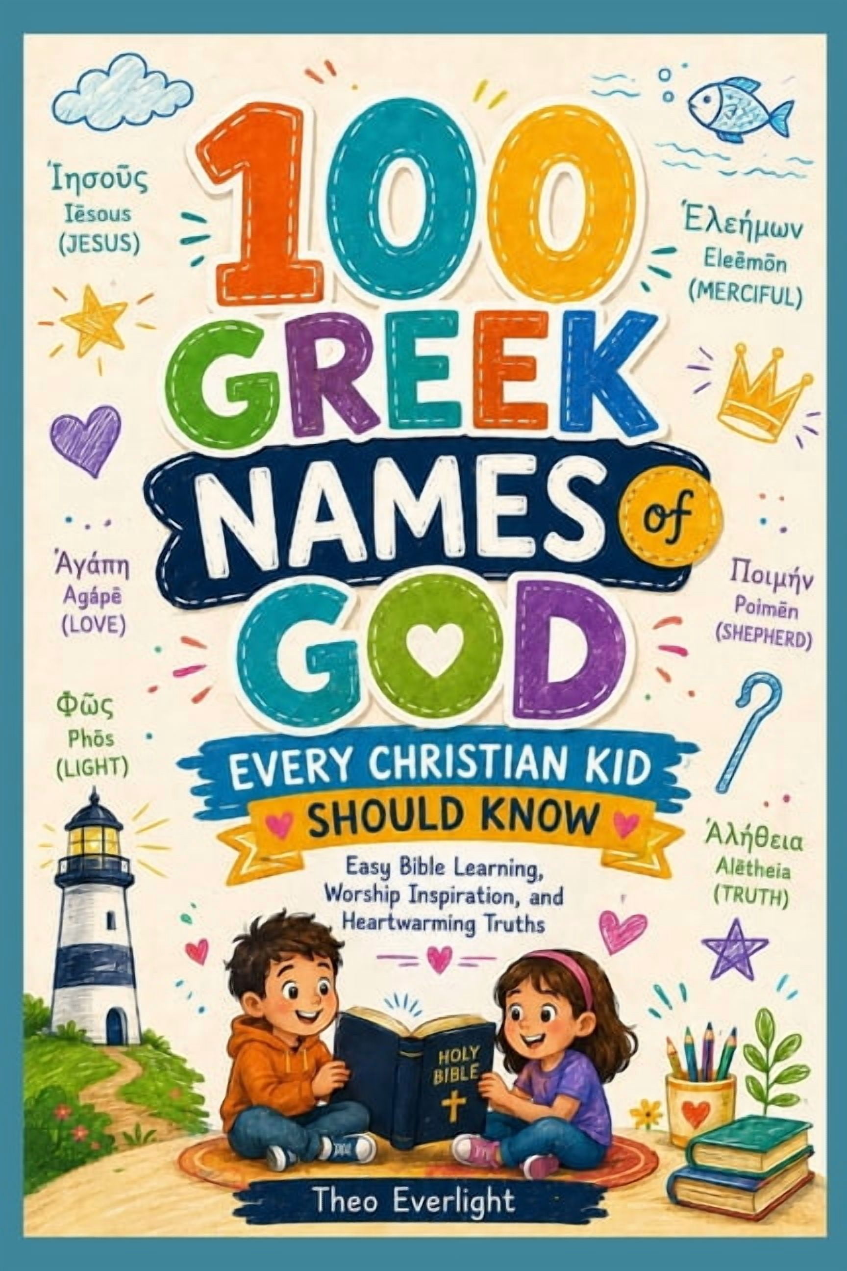 100 Greek Names of God Every Christian Kid Should Know: Easy Bible ...