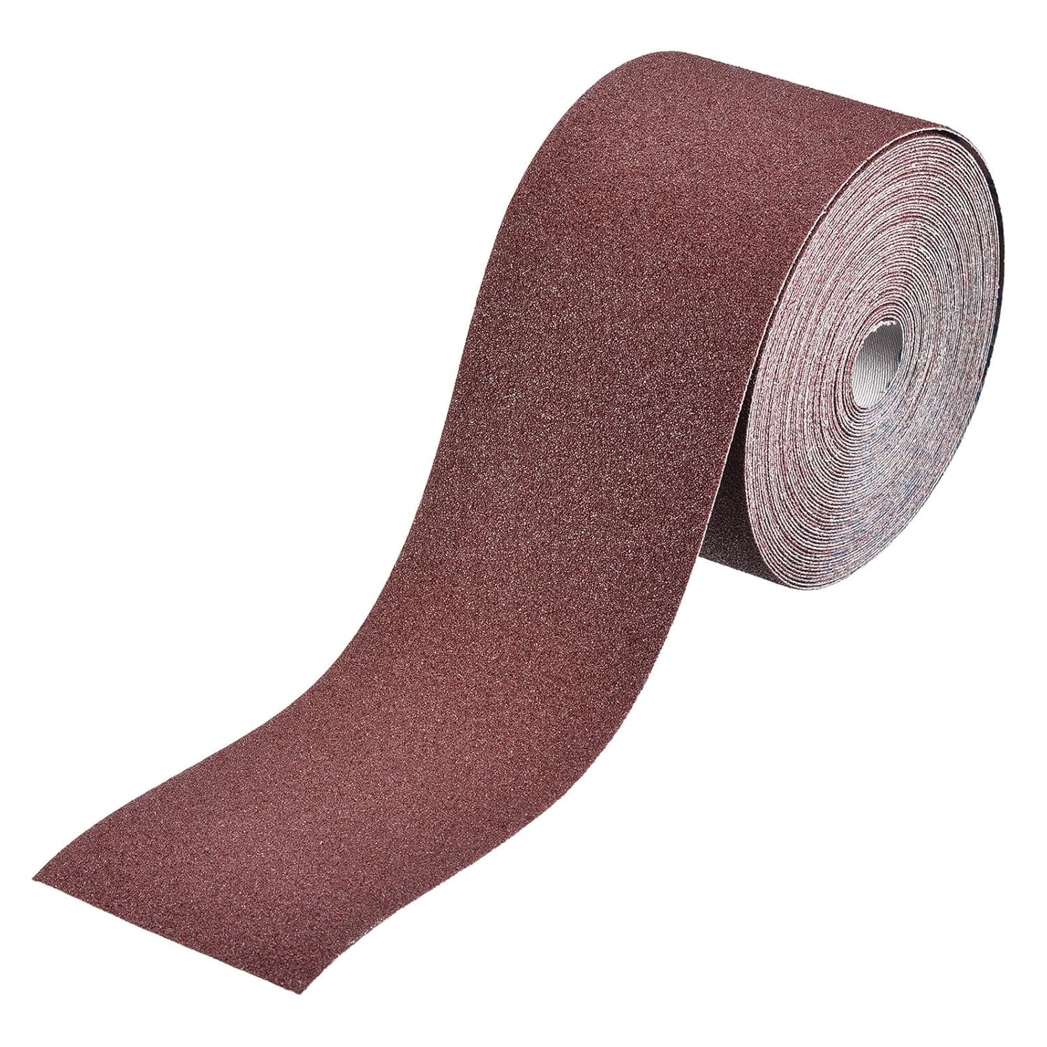 100 Grit Sandpaper Roll, 3 Inch x 35 Feet Emery Cloth Roll Alumina Sand ...