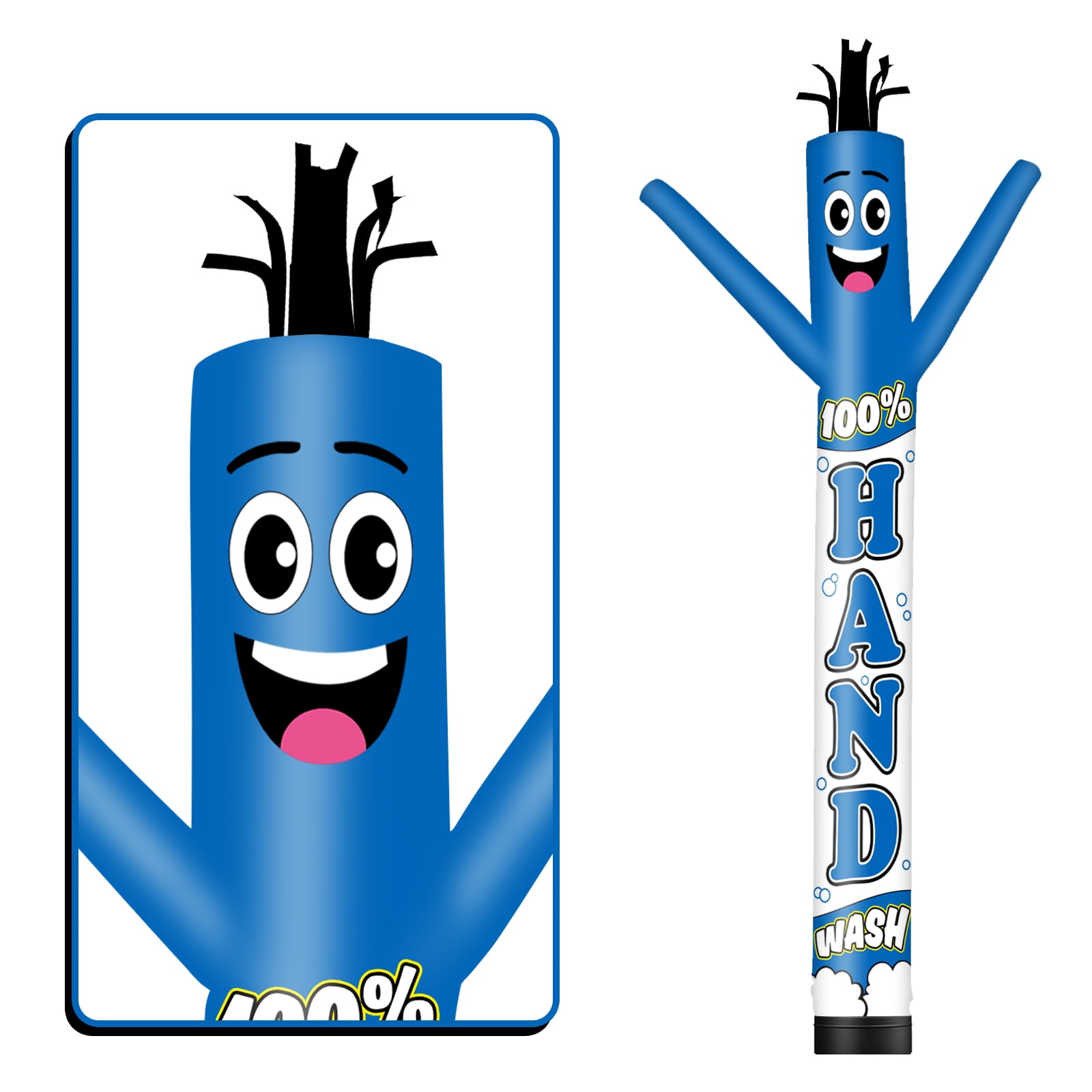 100% Hand Wash Inflatable Tube Man Wacky Wavy Dancing Guy for Outdoor ...