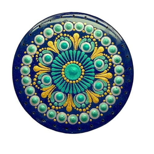 100% Handcrafted Wooden Basket Bases with Stunning Mandala Designs and ...