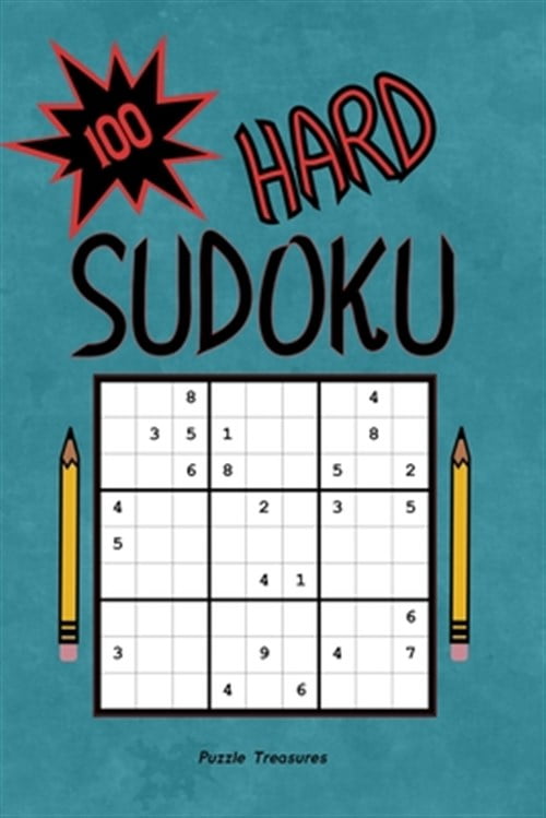 100 Hard Relaxing Sudoku Puzzles: Advanced Challenging Brain Games ...