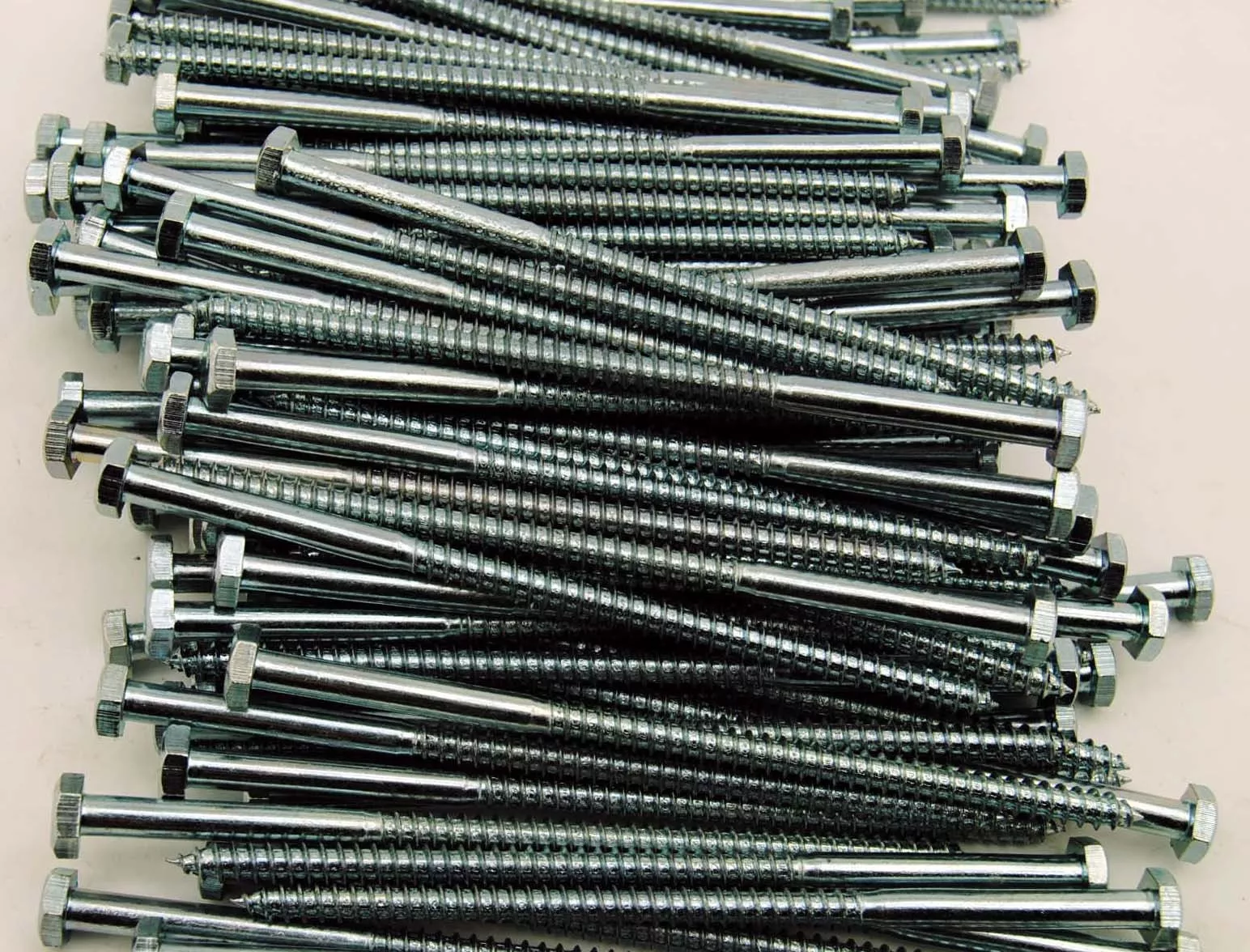 (100) Hex Head 1/4 x 5-1/2" Lag Bolts Zinc Plate Wood Screws - Walmart.com