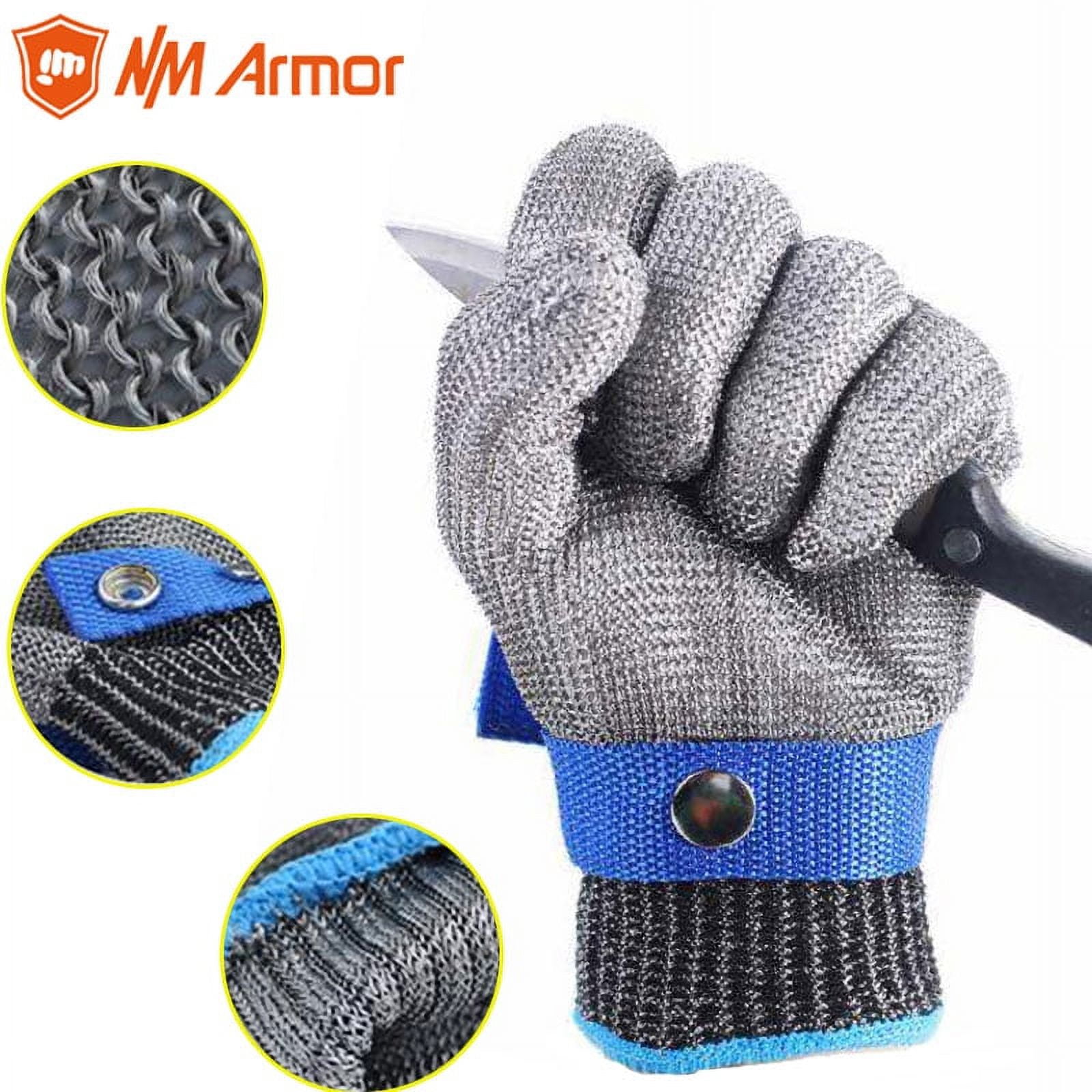 100% High Quality Stainless Steel Mesh Butcher Glove Cut Resistant ...
