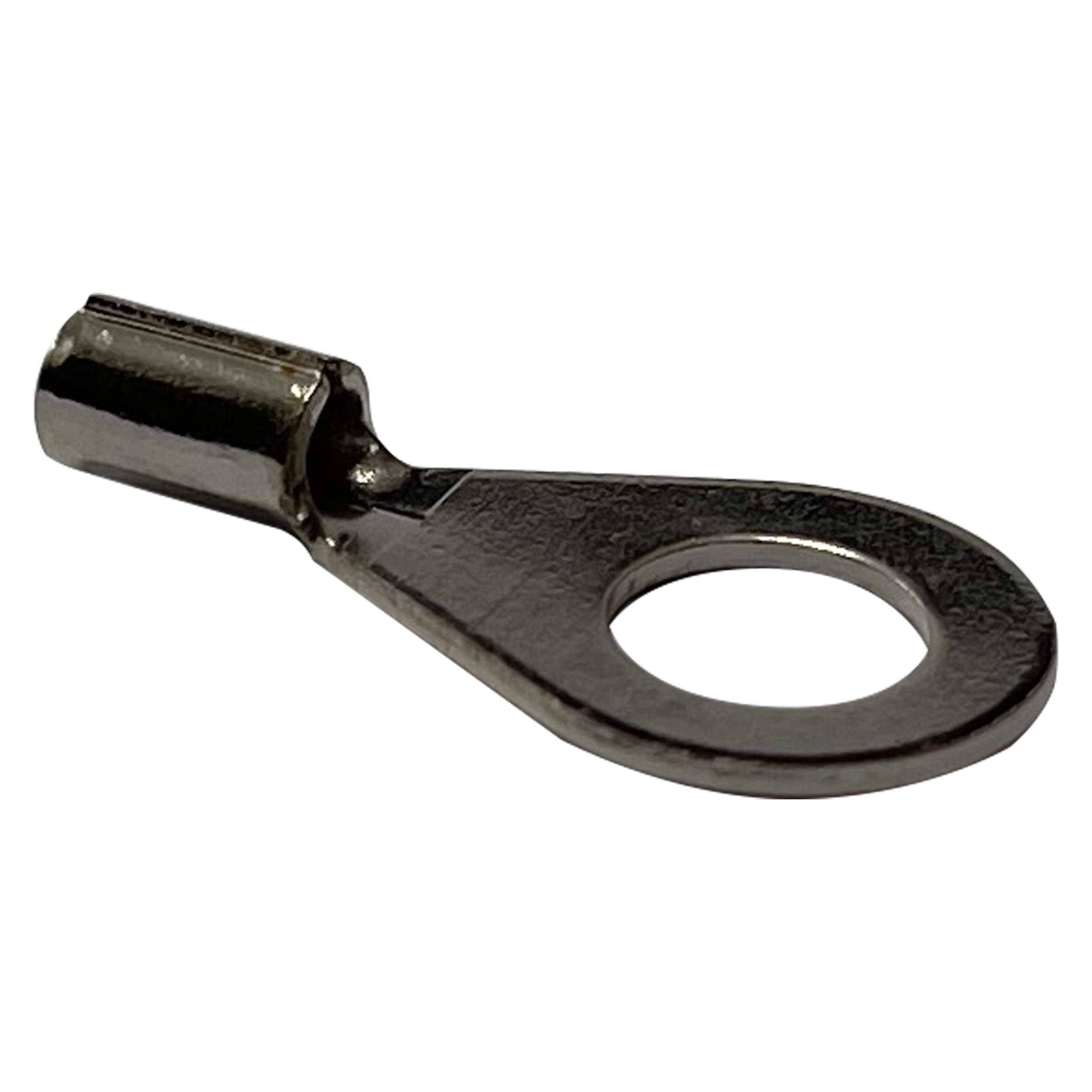 (100) High Temperature Non-Insulated Ring Connector 16-14 Gauge AWG 1/4" Stud Electrical Wire ...