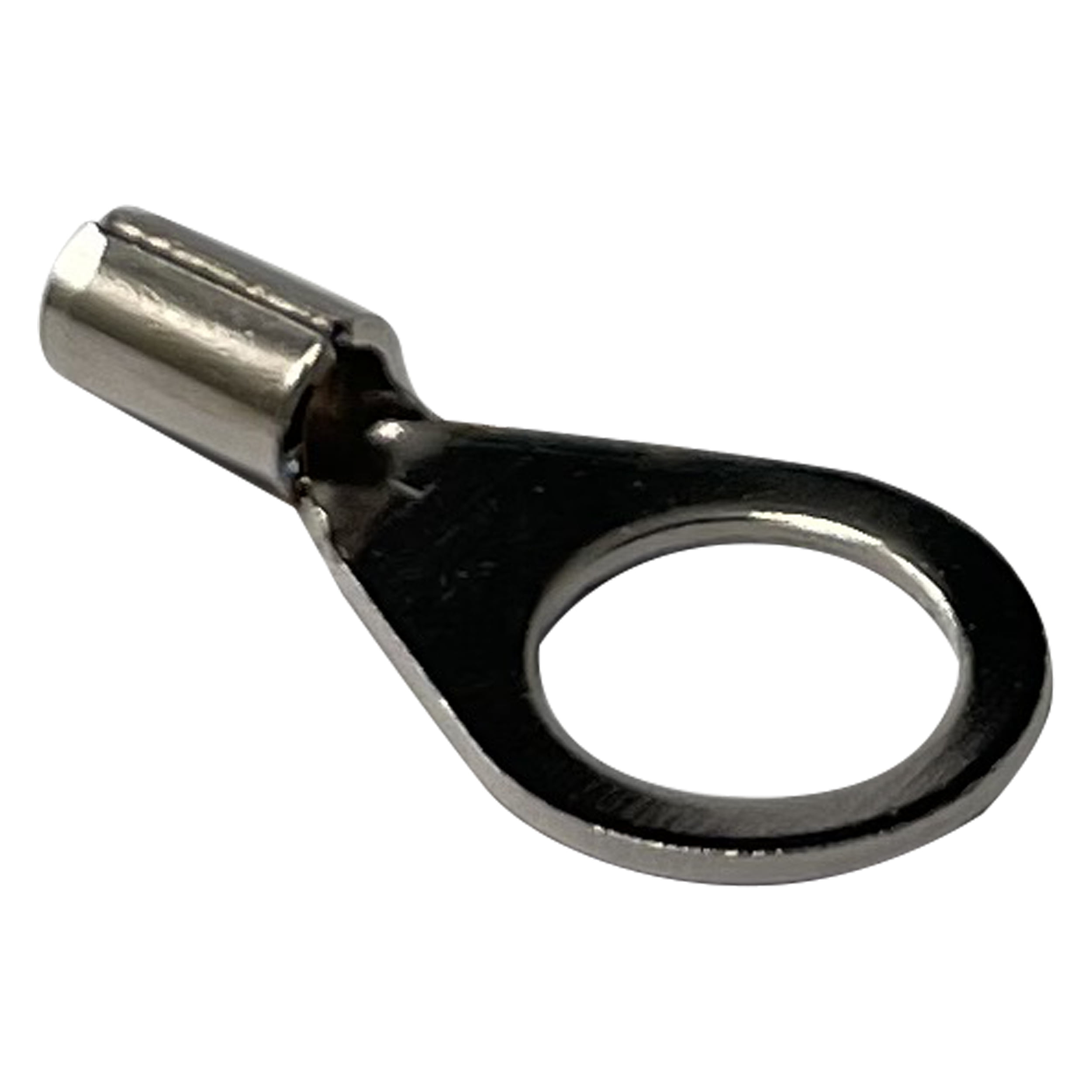 (100) High Temperature Non-Insulated Ring Connector 16-14 Gauge AWG 5/16" Stud Electrical Wire ...