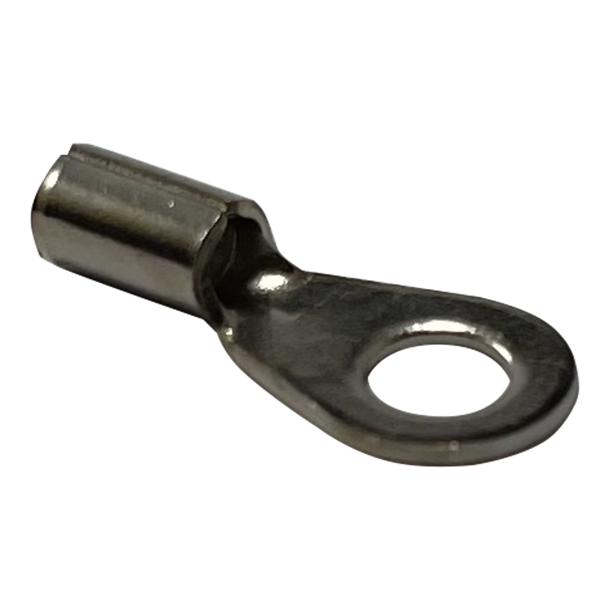 (100) High Temperature Non-Insulated Ring Connector 16-14 Gauge AWG #8 Stud Electrical Wire ...