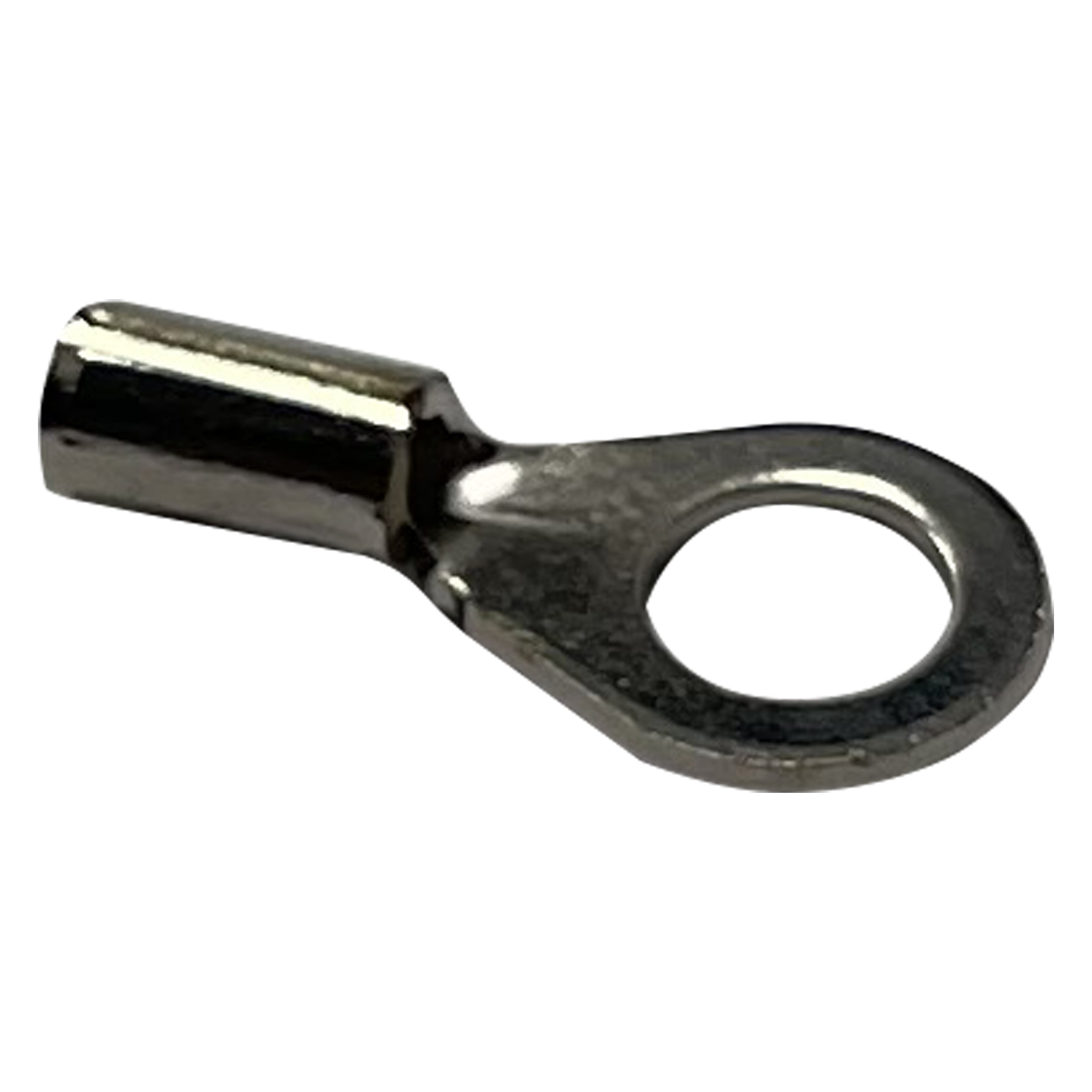 (100) High Temperature Non-Insulated Ring Connector 22-18 Gauge AWG #10 Stud Electrical Wire ...