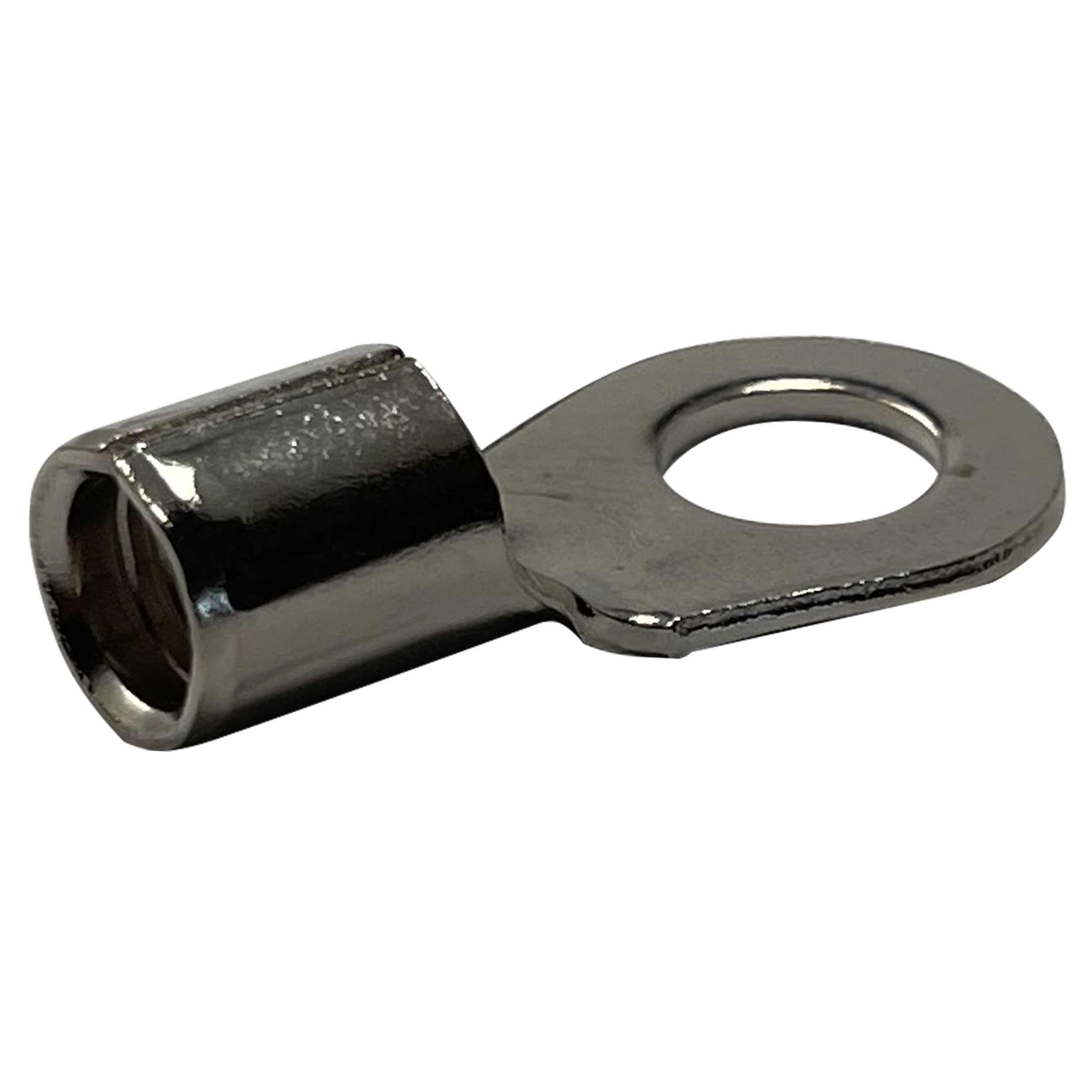 (100) High Temperature Non-Insulated Ring Connector 6 Gauge AWG 5/16" Stud Electrical Wire ...