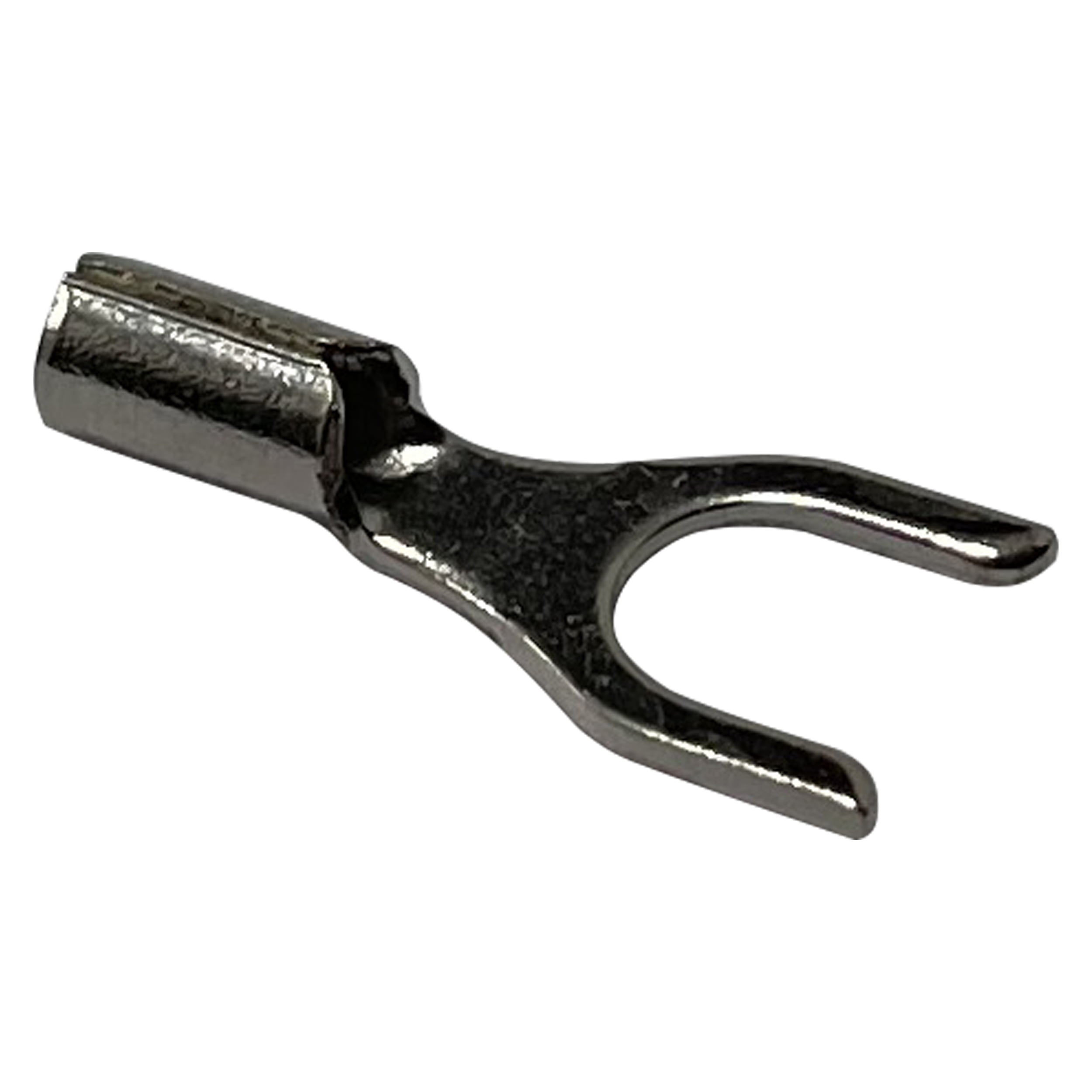 (100) High Temperature Non-Insulated Spade Connector 22-18 Gauge AWG 10 ...