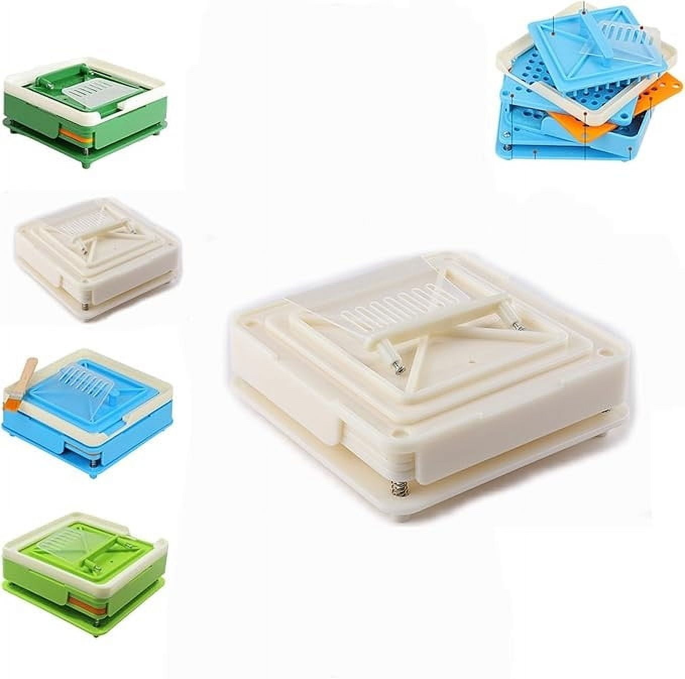 100-Hole Household Manual Filling Tray Tool, Multi-Purpose Plastic DIY ...