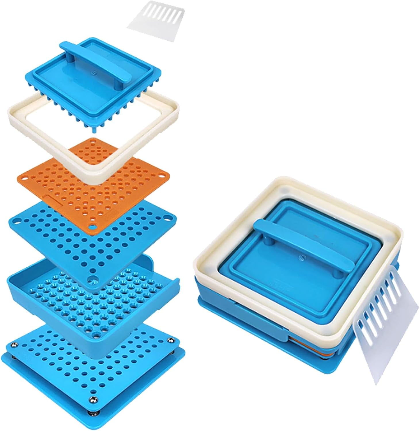 100 Holes - Manual Filling Tray, Quick Filling Tool,DIY Filling Tray ...