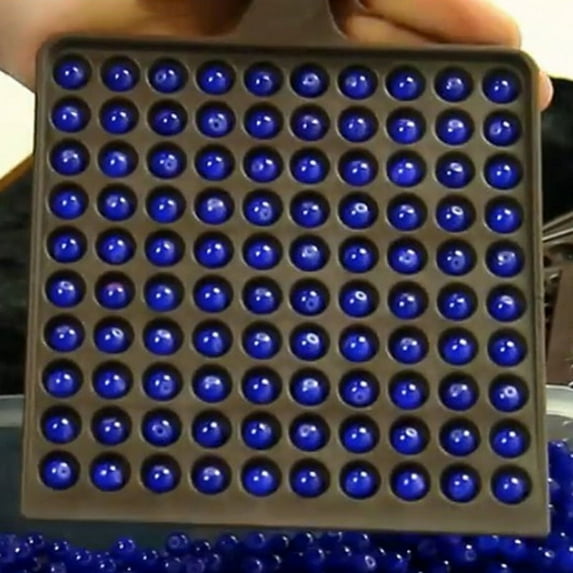 100 Holes Tray Counting Vitamin Dispenser Tablet Medicine Pharmacyplate ...