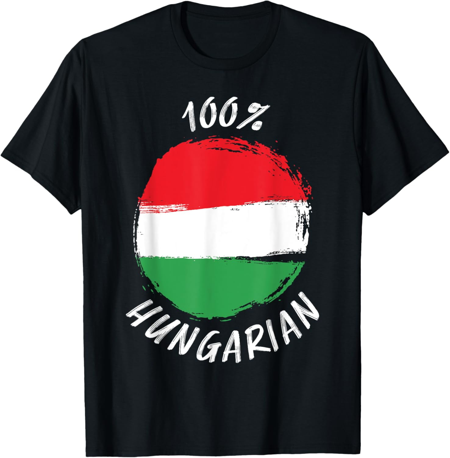 100% Hungarian Shirt | Proud Hungarian Shirt | Flag Hungary T-Shirt ...