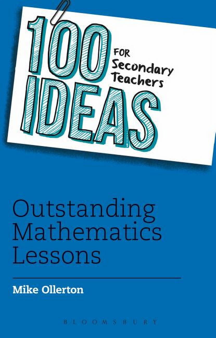 100 Ideas for Secondary Teachers: Outstanding Mathematics Le - Walmart.com