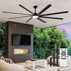 Global Industrial Commercial 60" White Blade Industrial Ceiling Fan ...