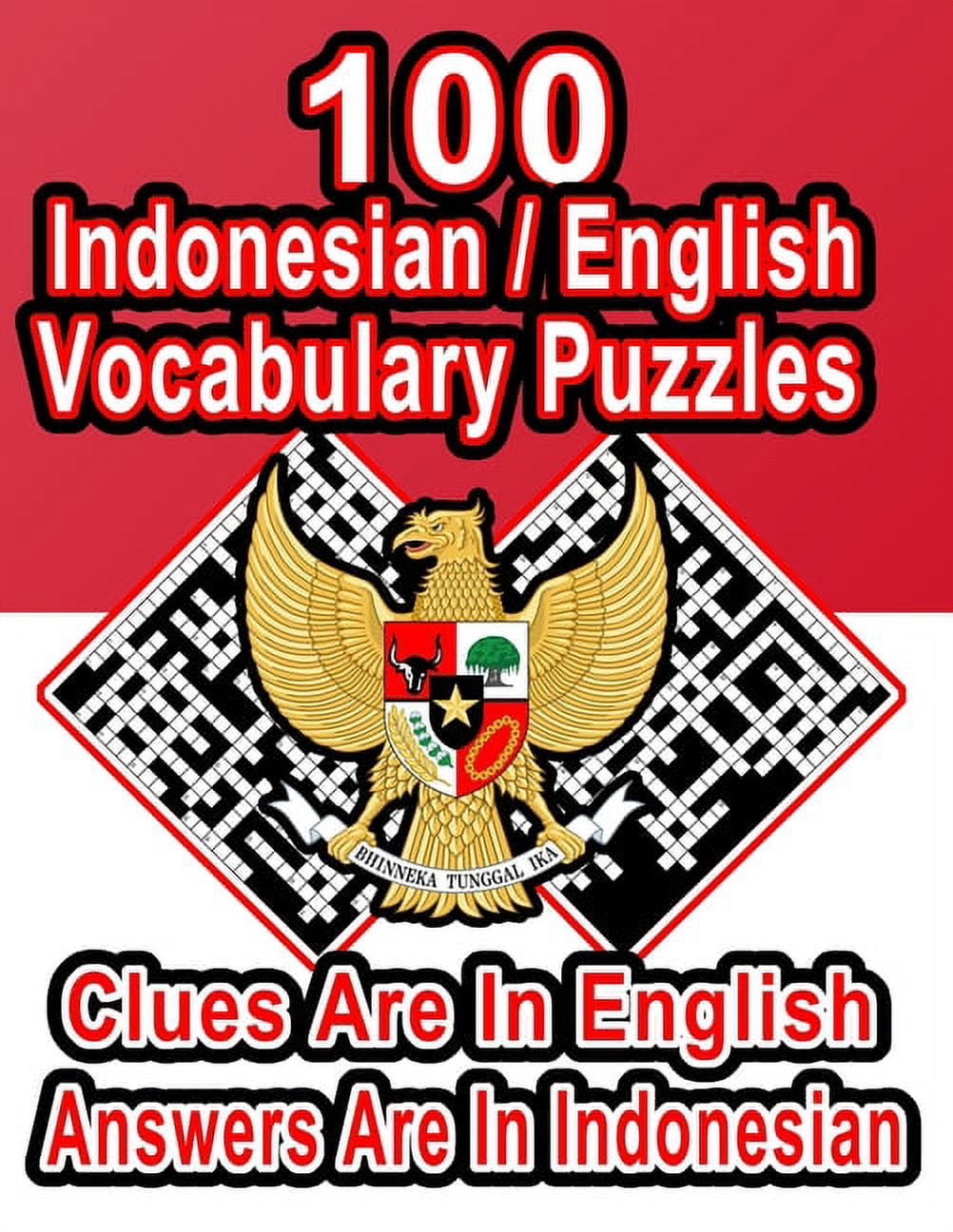 100 Indonesian/English Vocabulary Puzzles: Learn and Practice ...