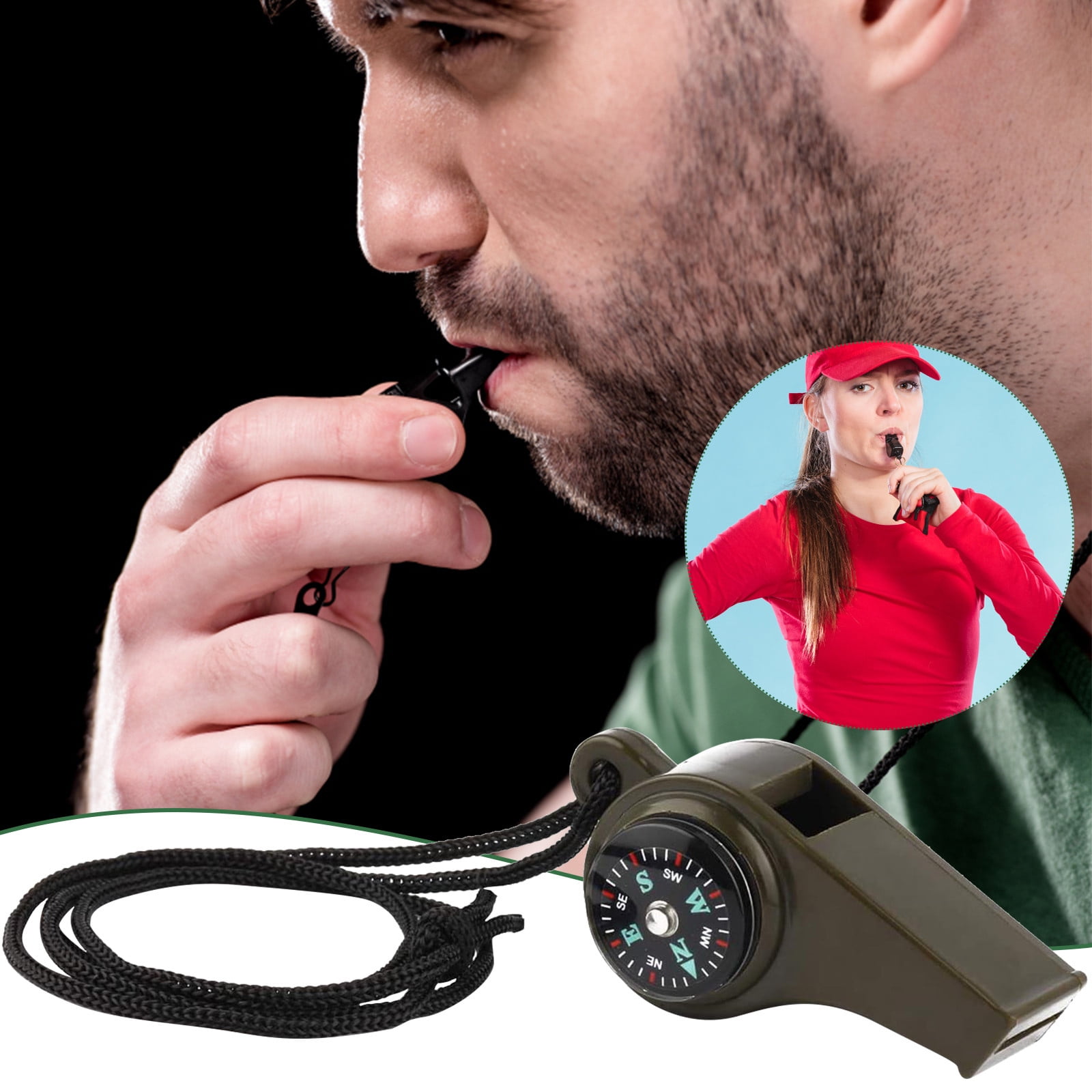 100 L Backpack Emergency Whistle, , With And With Lanyard, For Hiking ...