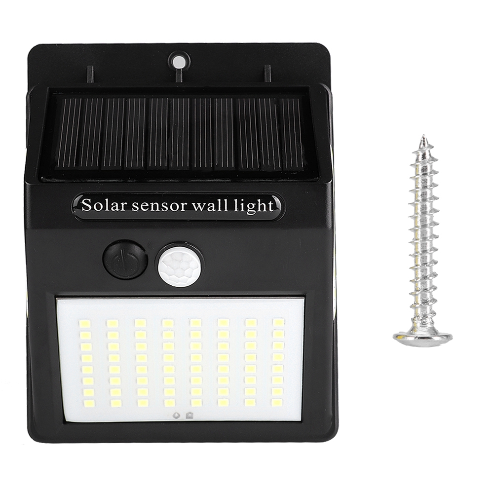 100 LED Outdoor Waterproof Solar Rechargeable Human Motion Light Sensor ...