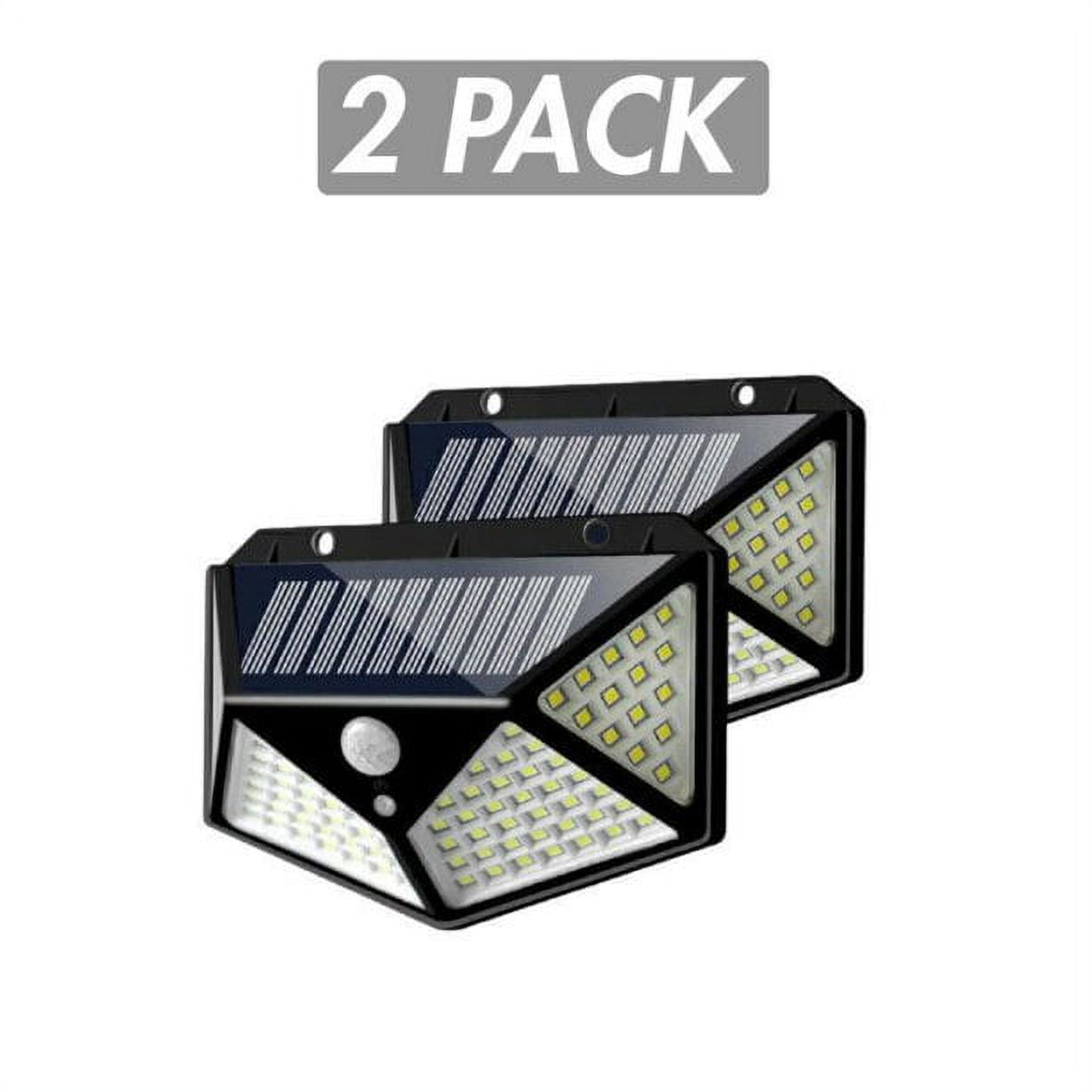 100 LED Solar Power PIR Motion Sensor Light Outdoor Security Garden Waterproof -2 pack - Walmart.com