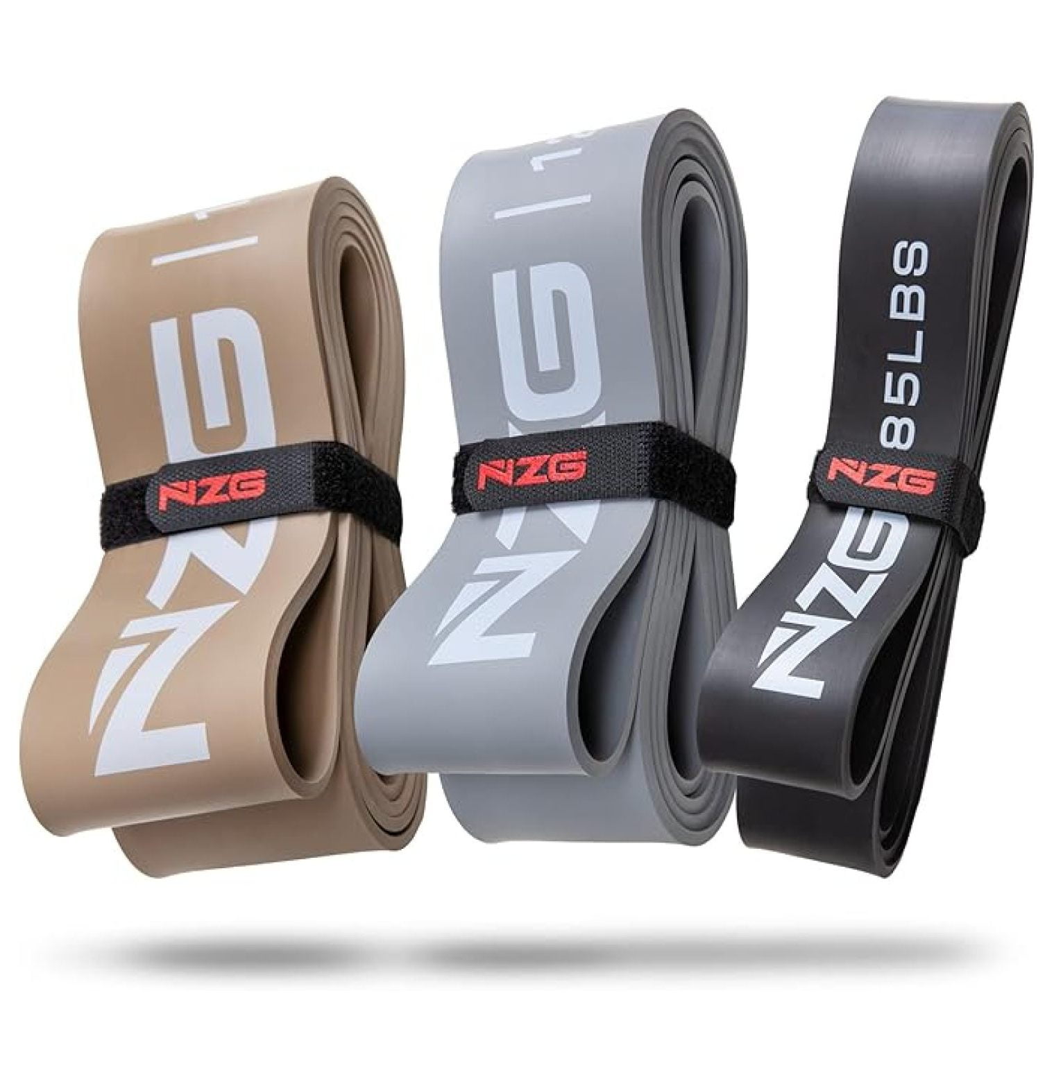 100% Latex-Free Organic Rubber Power Resistance Bands | Compact Durable ...
