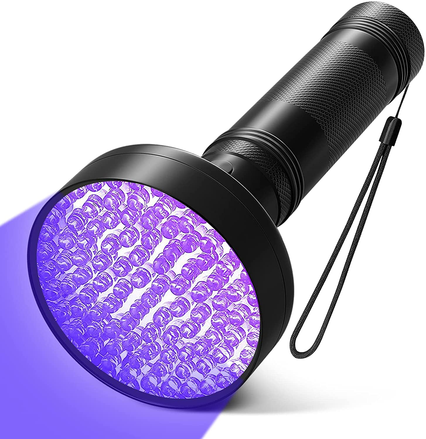 100 Led Uv Black Light Flashlight, Ultraviolet Hand Lamp, Pet Urine ...