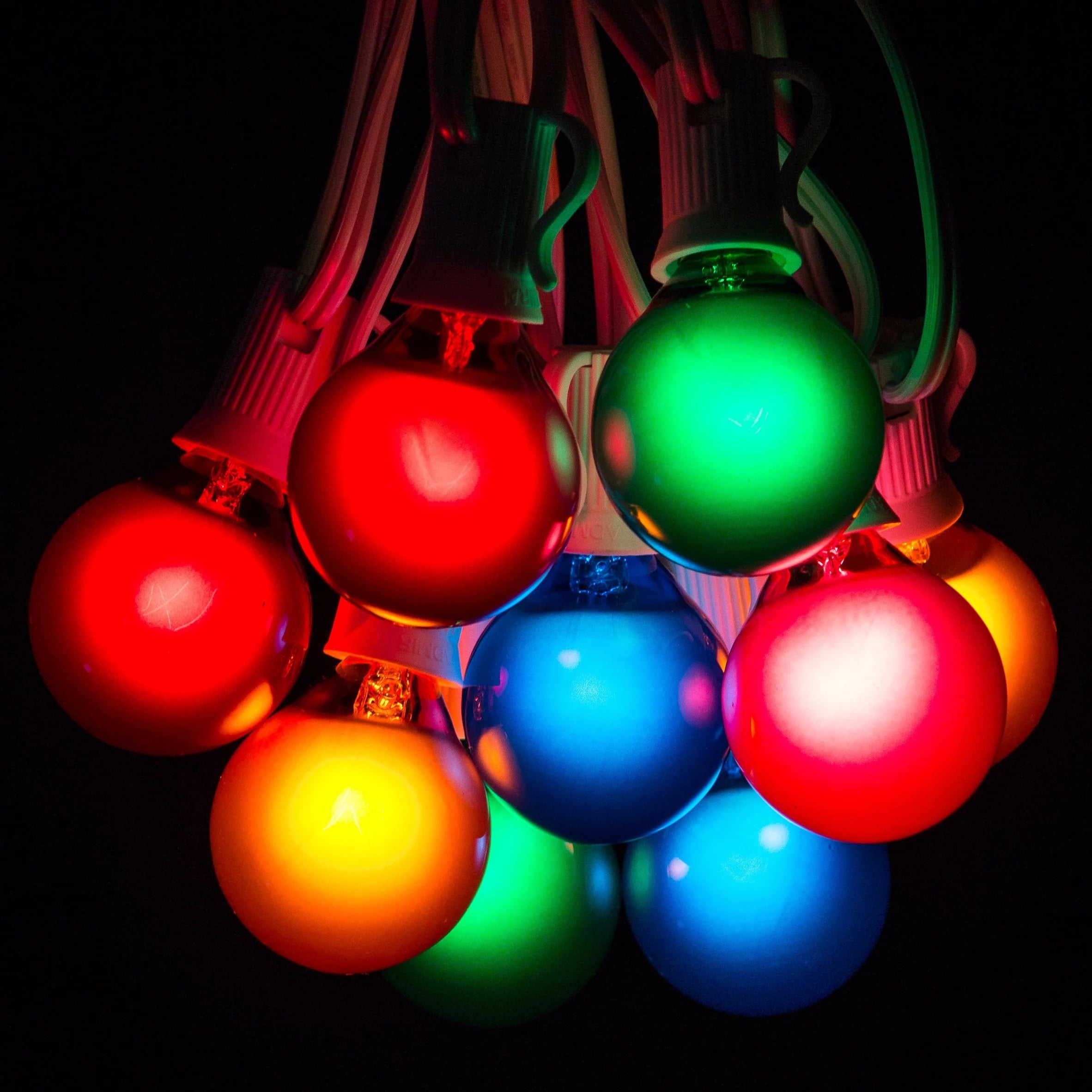 100 Light Assorted Color Globe String Lights - Walmart.com