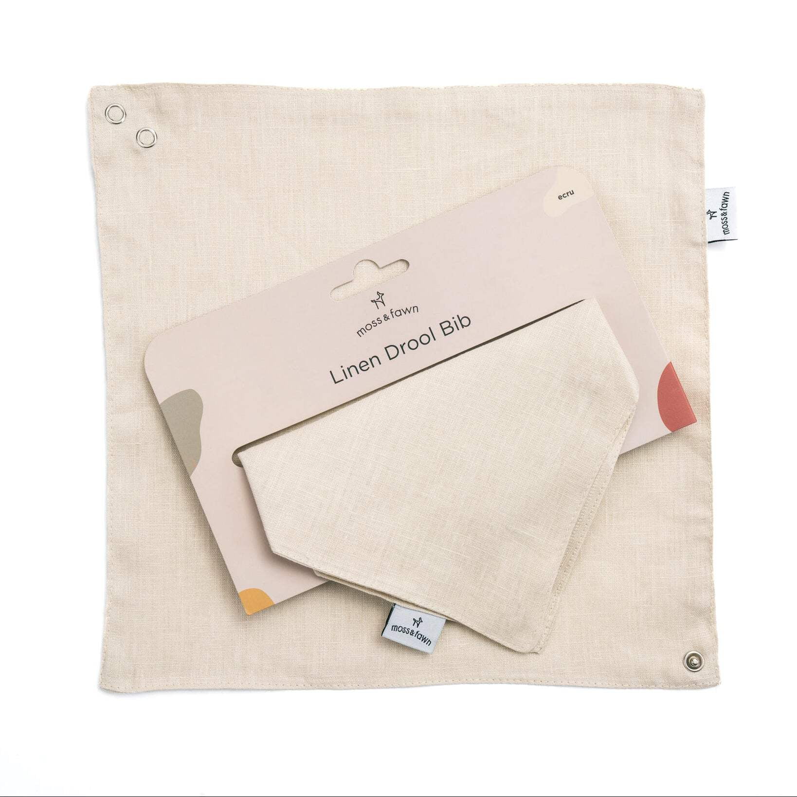 100% Linen Drool Bib - Walmart.com