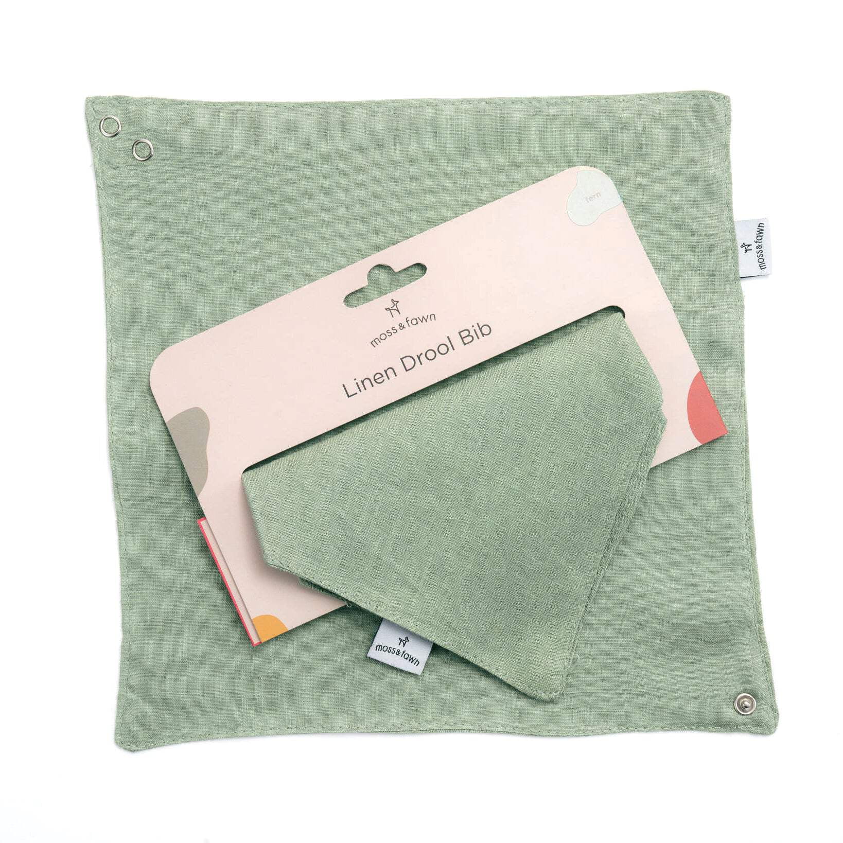 100% Linen Drool Bib - Walmart.com