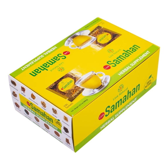 Link Samahan Ayurvedic Herbal Tea Packets, 100 Sachets, Immune Support ...