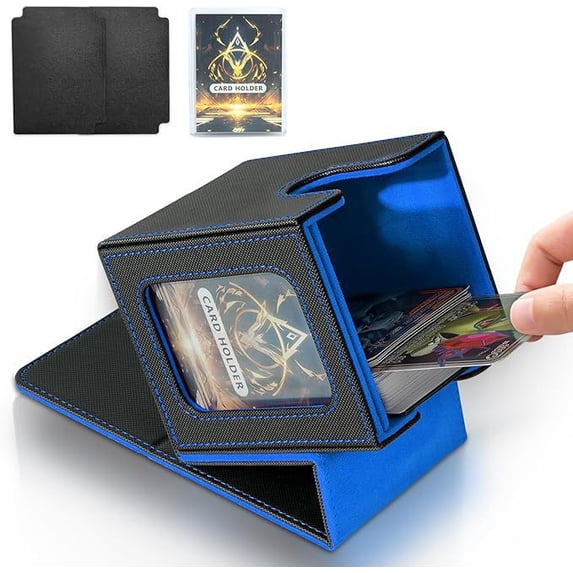 100+ Load Trading Card Deck Box for MTG Commander Display with 2 ...