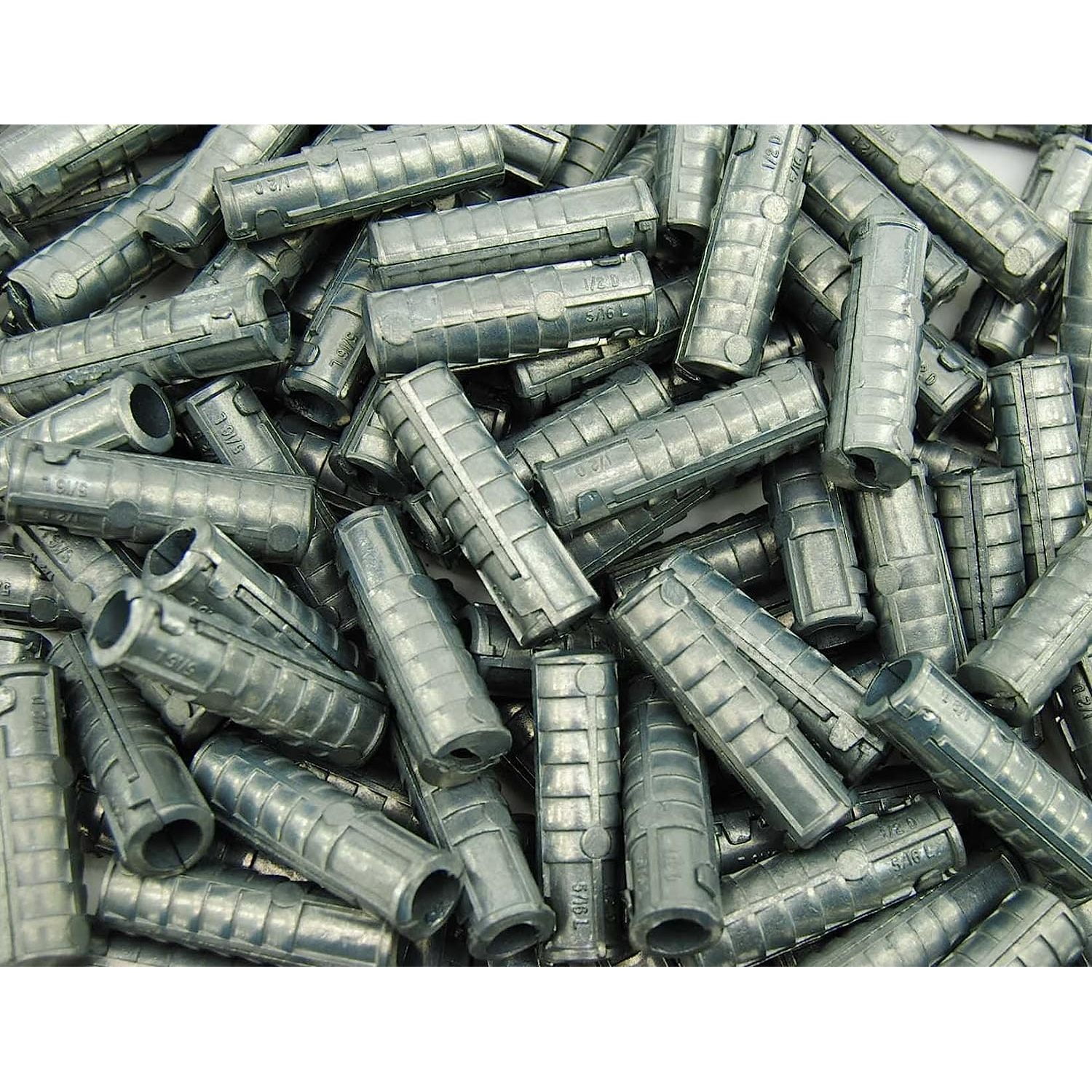 (100) Long 5/16" Lag Bolt 5/16 x 1-3/4 Concrete Anchors 1/2" Drill ...